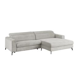KAWOLA ECKSOFA LAISKA Hellgrau Cord