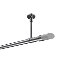 GARDINENSTANGE Sonette Verano 420 cm (geteilt in 3 x 140 cm), 1-l&auml;ufig, 20 mm &Oslash; Chrom