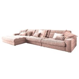 KAWOLA ECKSOFA XL LANA Pink Cord