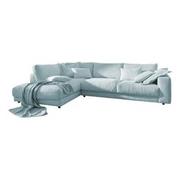 KAWOLA ECKSOFA MADELINE Hellblau Cord
