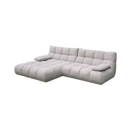 KAWOLA ECKSOFA VIVIEN Silber Cord