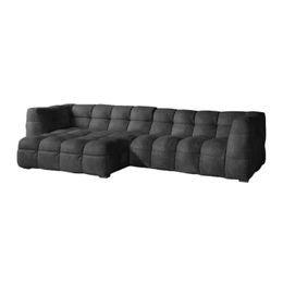 KAWOLA ECKSOFA RIO Anthrazit Velvet