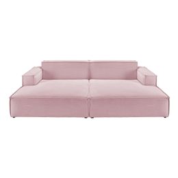 KAWOLA BIG SOFA SAMU Pink Cord