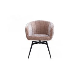 KAWOLA ESSZIMMERSTUHL LIMA Braun Webstoff (1er-Set)