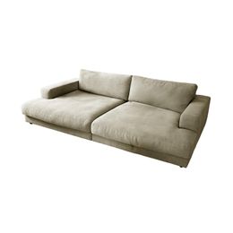 KAWOLA BIG SOFA MADELINE Cremewei&szlig; Webstoff