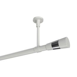 GARDINENSTANGE Sonette Tanara 400 cm (geteilt in 2 x 200 cm), 1-l&auml;ufig, 20 mm &Oslash; Wei&szlig;