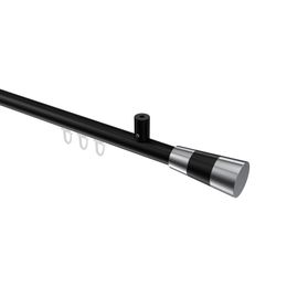 GARDINENSTANGE INNENLAUF Sonius Tanara 180 cm, 1-l&auml;ufig, 20 mm &Oslash; Schwarz