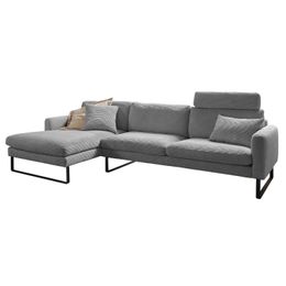 KAWOLA ECKSOFA RICARDA Grau Cord
