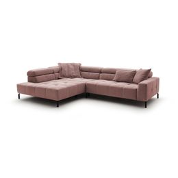 KAWOLA ECKSOFA OHIO Pink Cord