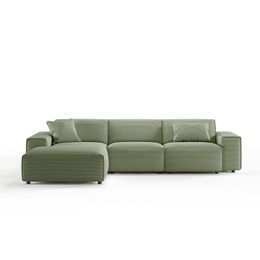 KAWOLA ECKSOFA RANI Gr&uuml;n Cord