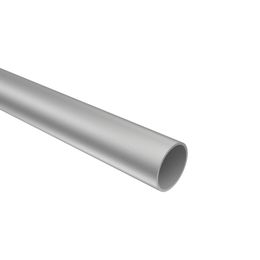 RUNDROHR 180 cm, 20 mm &Oslash; Silbergrau