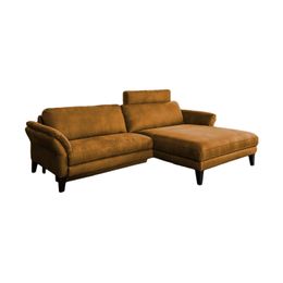 KAWOLA ECKSOFA MALTA Rotbraun Webstoff