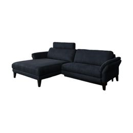 KAWOLA ECKSOFA MIT MOTORISCHER RELAXFUNKTION MALTA Schwarz Webstoff Relaxfunktion
