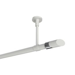 GARDINENSTANGE Sonette Verano 420 cm (geteilt in 3 x 140 cm), 1-l&auml;ufig, 20 mm &Oslash; Wei&szlig;