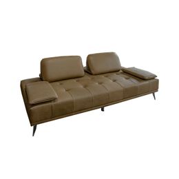 KAWOLA SOFA WIOLO Beige Leder