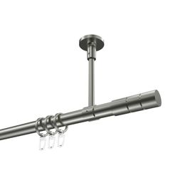 GARDINENSTANGE Sonette Elanto 360 cm (geteilt in 2 x 180 cm), 1-l&auml;ufig, 20 mm &Oslash; Edelstahl-Optik