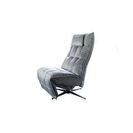KAWOLA RELAXSESSEL MIKO Steingrau Velvet Relaxfunktion