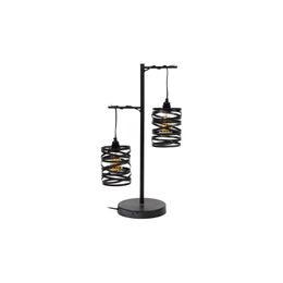 KAWOLA TISCHLAMPE ALMAS Schwarz Metall