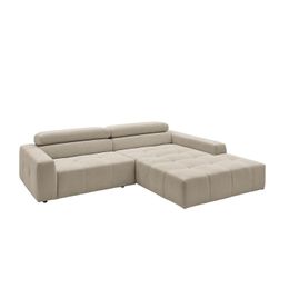 KAWOLA ECKSOFA RENO Beige Cord