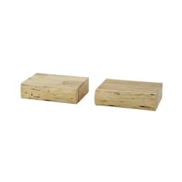 KAWOLA NACHTTISCH SESA 2ER SET Holz Akazie