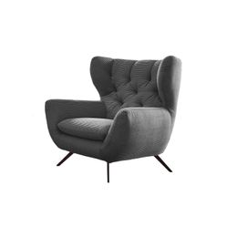 KAWOLA SESSEL CHARME Grau Cord