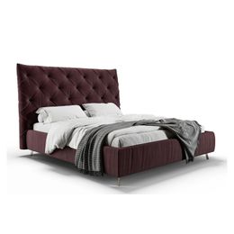 KAWOLA POLSTERBETT ANNY Violett Velvet