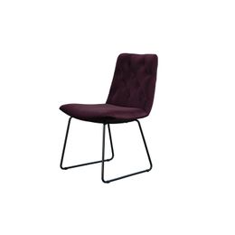 KAWOLA STUHL NEW CHARME Violett Velvet (1er-Set)