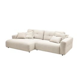 KAWOLA ECKSOFA MIKA Cremewei&szlig; Cord