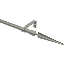 GARDINENSTANGE Olymp Lorenzo 520 cm (geteilt in 4 x 130 cm), 1-l&auml;ufig (ohne Ringe), 16 mm &Oslash; Chrom matt
