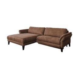 KAWOLA ECKSOFA MALTA Braun Webstoff