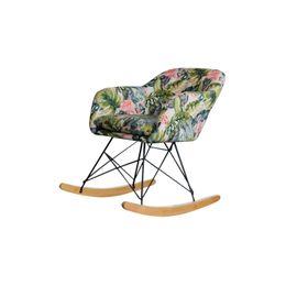 KAWOLA SCHAUKELSTUHL STELLA Multicolor Webstoff