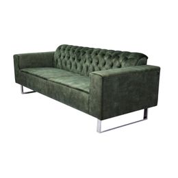 KAWOLA SOFA NILO Gr&uuml;n Velvet