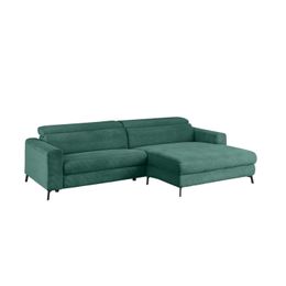 KAWOLA ECKSOFA LAISKA Smaragdgr&uuml;n Cord