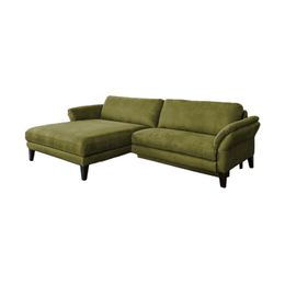 KAWOLA ECKSOFA MIT MOTORISCHER RELAXFUNKTION MALTA Gr&uuml;n Webstoff Relaxfunktion
