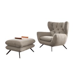 KAWOLA SESSEL CHARME Granit Cord