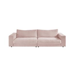 KAWOLA SOFA 3-SITZER MADELINE Pink Cord