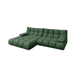 KAWOLA ECKSOFA VIVIEN Smaragdgr&uuml;n Velvet