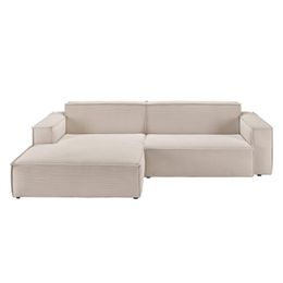 KAWOLA ECKSOFA SAMU Beige Cord
