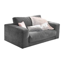 KAWOLA LOVESEAT MADELINE Grau Cord