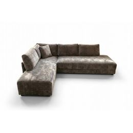KAWOLA SCHLAFSOFA SADIRA Grau Flachgewebe