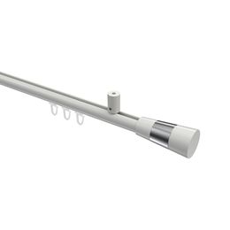GARDINENSTANGE INNENLAUF Sonius Tanara 120 cm, 1-l&auml;ufig, 20 mm &Oslash; Wei&szlig;