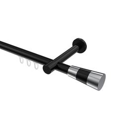 GARDINENSTANGE INNENLAUF Prestige Tanara 120 cm, 1-l&auml;ufig, 20 mm &Oslash; Schwarz