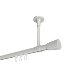 GARDINENSTANGE INNENLAUF Sonette Sitra 280 cm (geteilt in 2 x 140 cm), 1-l&auml;ufig, 20 mm &Oslash; Wei&szlig;