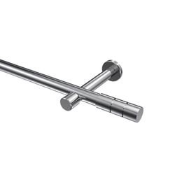 GARDINENSTANGE Prestige Elanto 120 cm, 1-l&auml;ufig (ohne Ringe), 20 mm &Oslash; Chrom