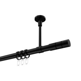 GARDINENSTANGE Sonette Elanto 160 cm, 1-l&auml;ufig, 20 mm &Oslash; Schwarz