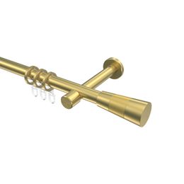 GARDINENSTANGE Prestige Tanara 200 cm, 1-l&auml;ufig, 20 mm &Oslash; Messing-Optik