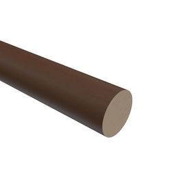 RUNDSTANGE 140 cm, 28 mm &Oslash; Nussbaum lackiert