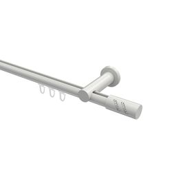 GARDINENSTANGE INNENLAUF Platon Zoena 280 cm (geteilt in 2 x 140 cm), 1-l&auml;ufig, 20 mm &Oslash; Wei&szlig;