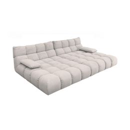 KAWOLA BIG SOFA VIVIEN Silber Cord