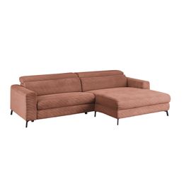 KAWOLA ECKSOFA LAISKA Braun Cord